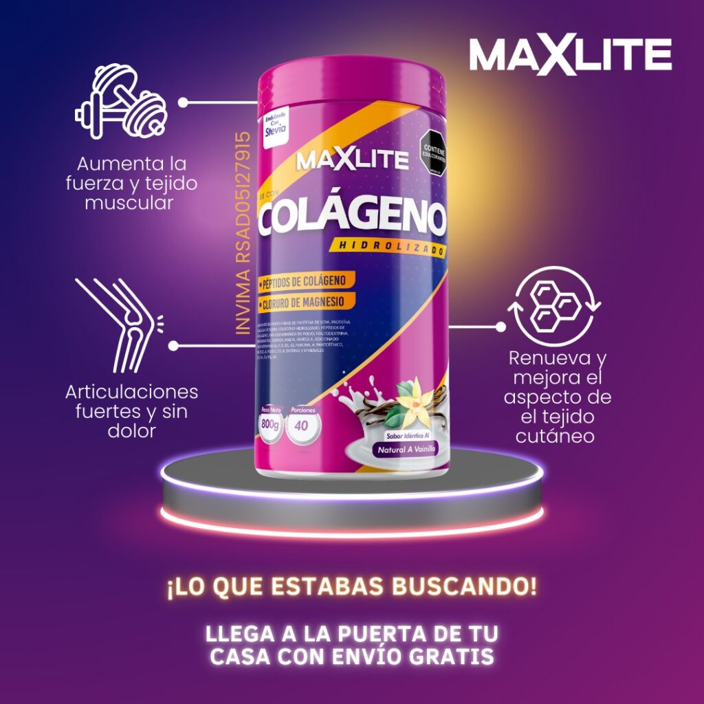 MAXLITE COLAGENO HIDROLIZADO - MAJOSALUD